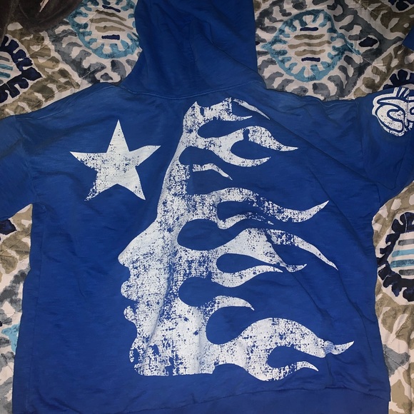 Sweaters | Hellstar Blue Yoga Hoodie | Poshmark